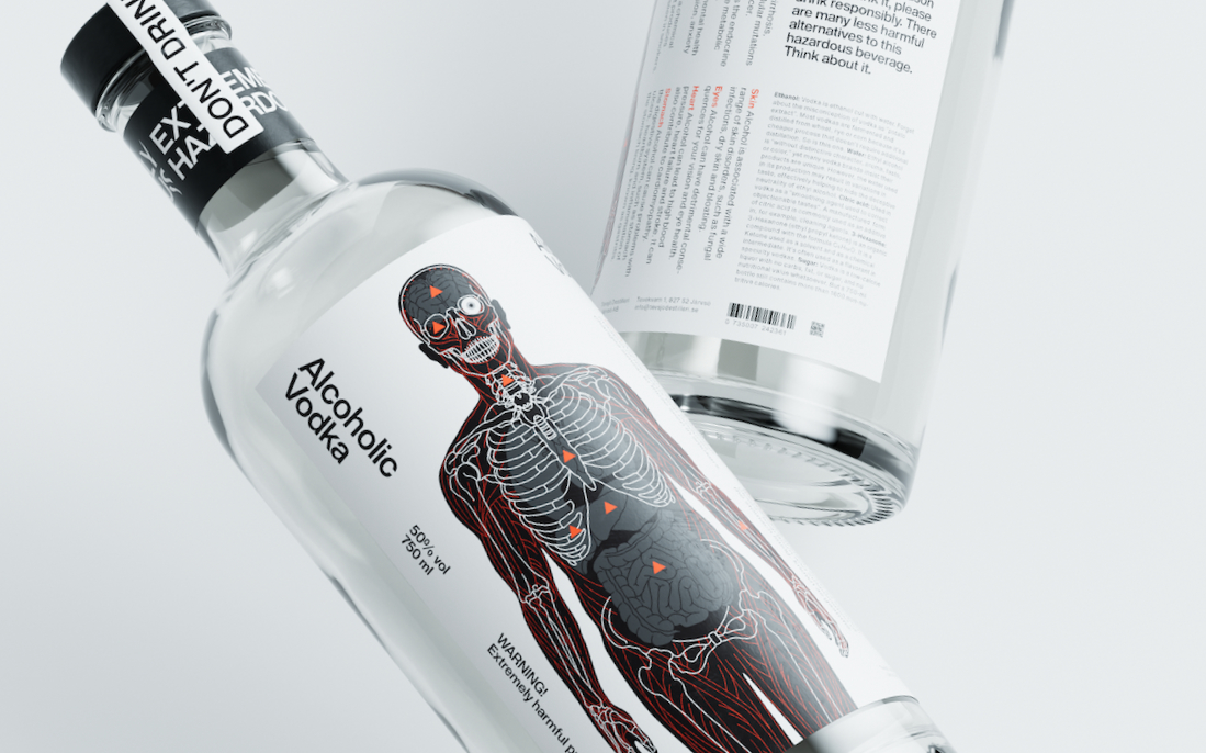 Ny vodka använder omvänd psykologi
